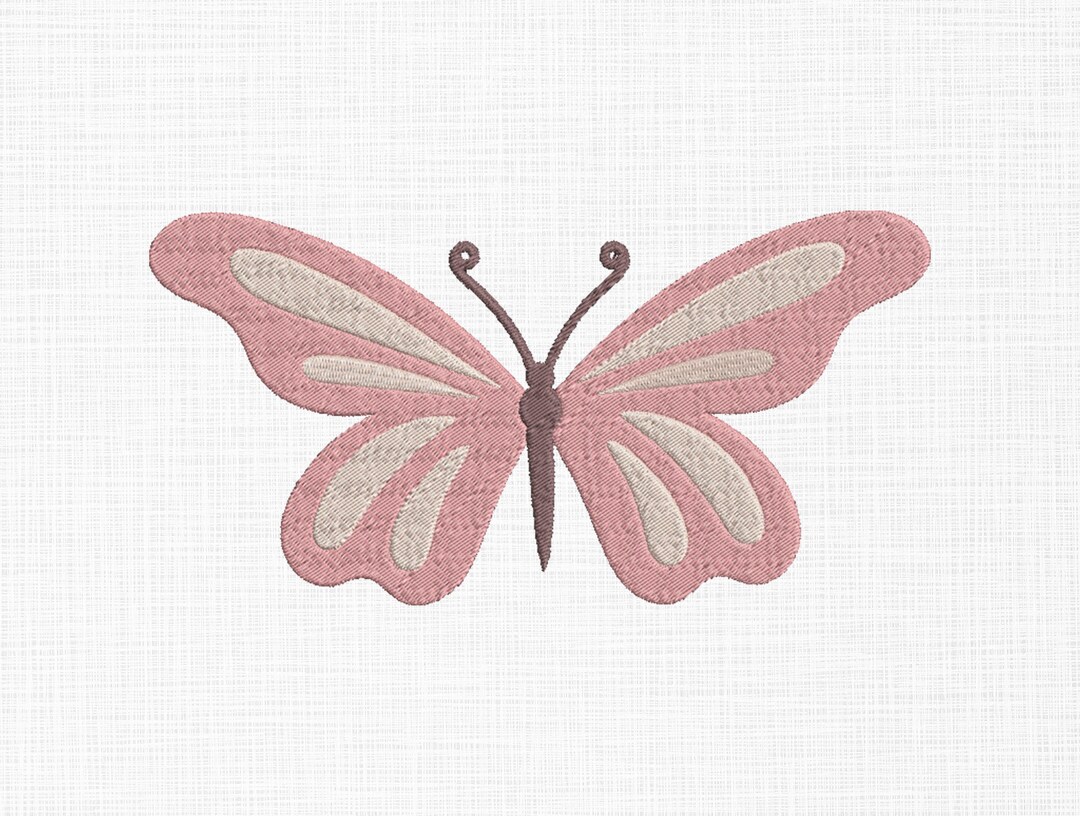 Butterfly Embroidery Design Files - Cute Butterfly Design Files - Mini ...