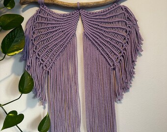 Angel Wing Macrame Wall Hanging - Etsy