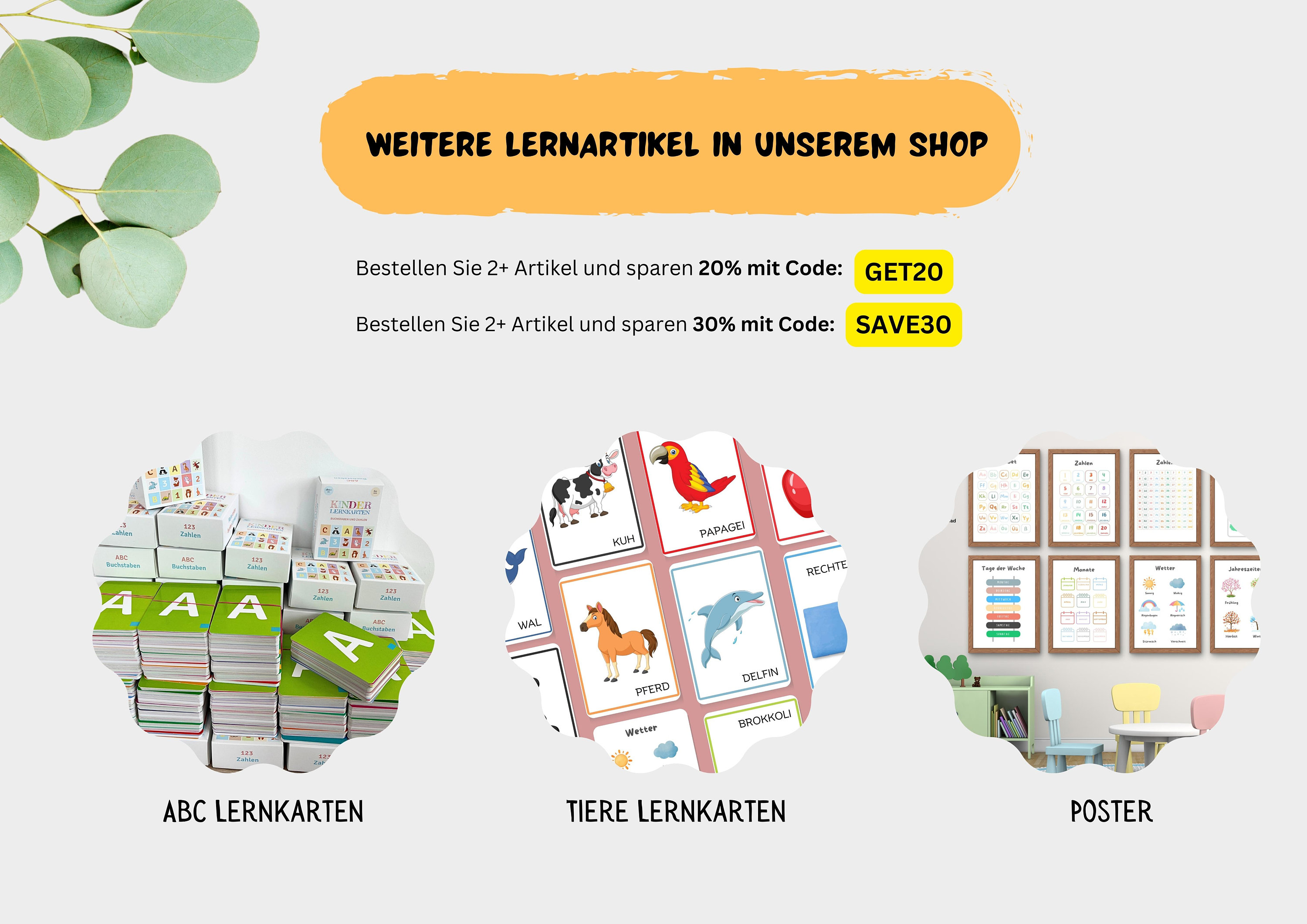 Alphabet Flashcards, Learn German ABC, ABC Flashcards, Kindergarten and ...