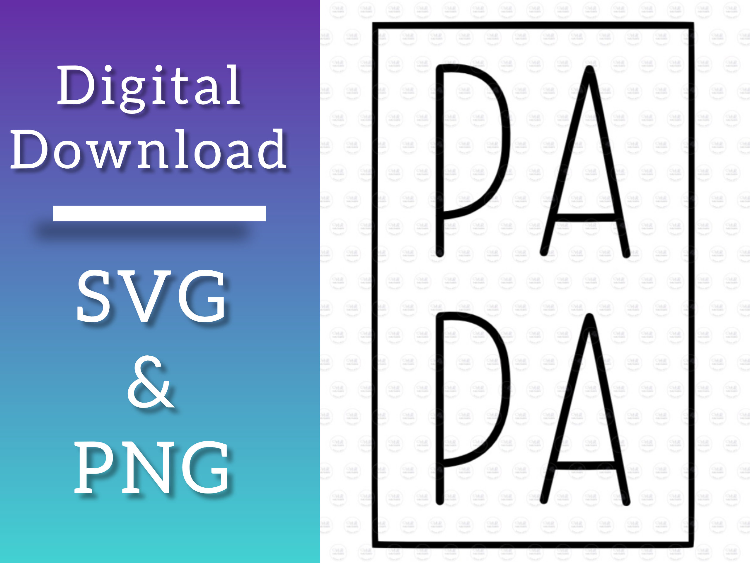 Papa SVG, Cut File, Free Commercial Physical Use, Designs for T-shirts ...