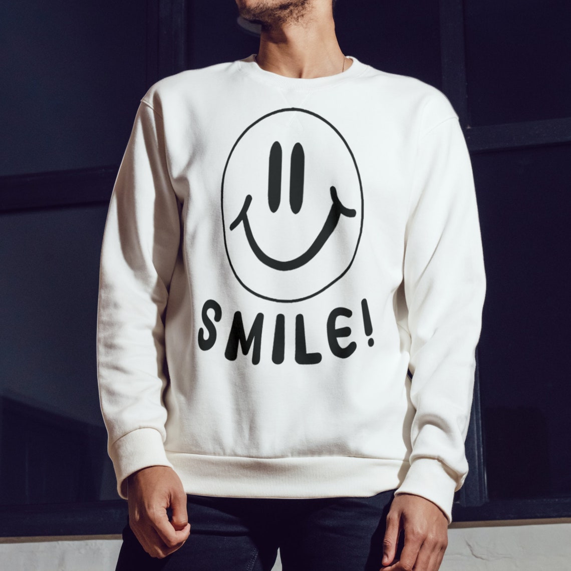 Smile SVG Hand-drawn Smiley Face Cut File Free Commercial - Etsy