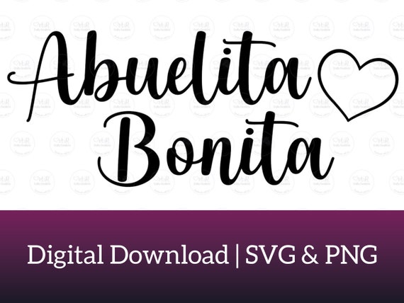 Abuelita SVG Spanish SVG Free Commerical Physical Use - Etsy Canada