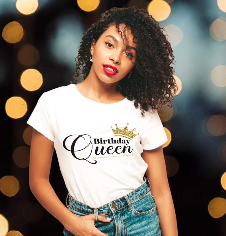 Birthday Queen PNG, Sublimation PNG, Printable PNG, Birthday Design ...