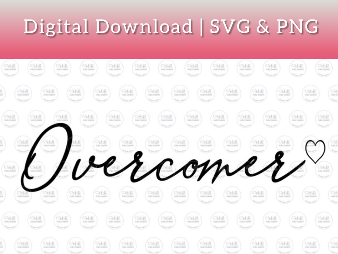 Christian SVG, Overcomer, Religious SVG, Cut File, Free Commercial ...