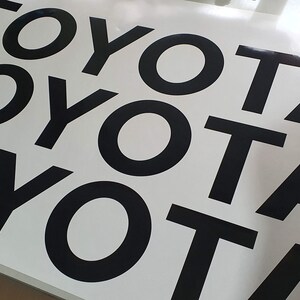 TOYOTA Hilux Tailgate Decal Sticker in Black 2004 to Present - Etsy ...