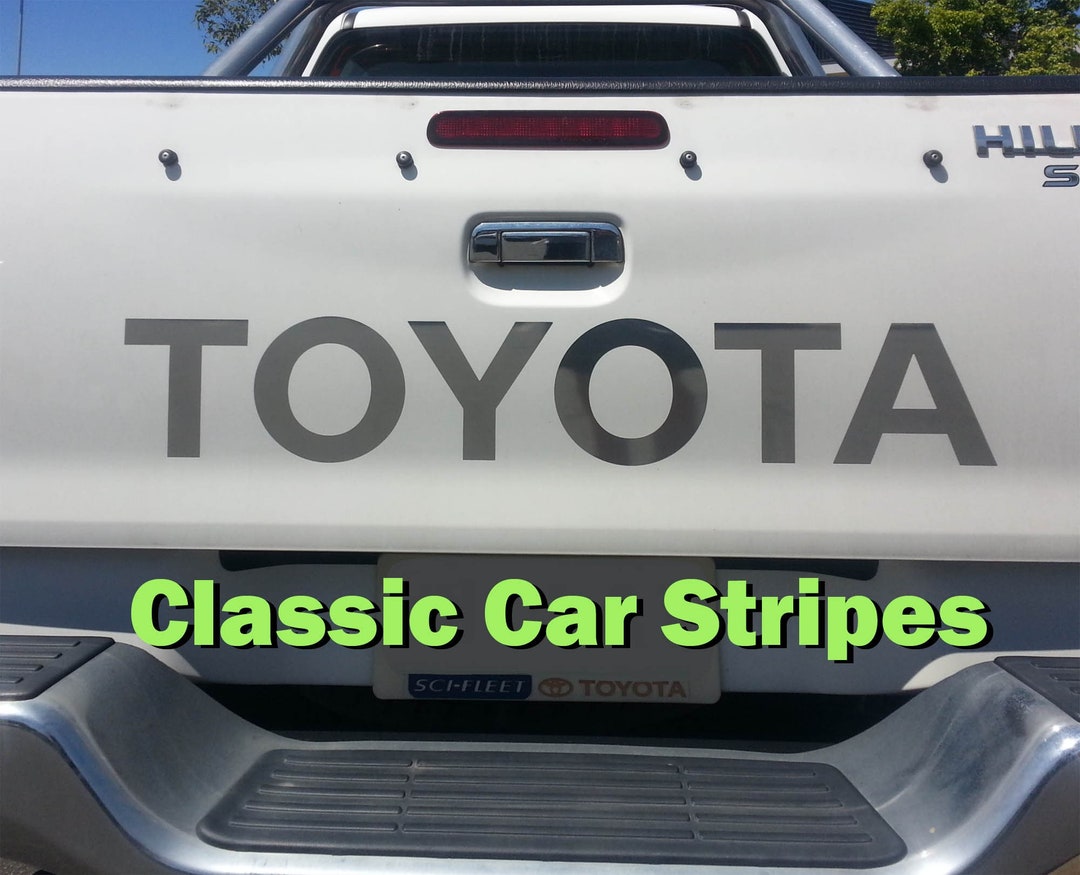 Chrome TOYOTA Hilux Tailgate Decal Sticker 2004 to Present - Etsy Australia