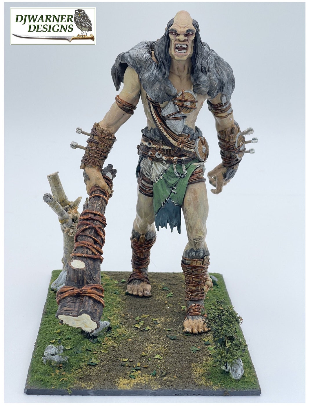 OGRE GIANT Fully Painted D&D fantasy Role Playing Miniature by Mantic ...