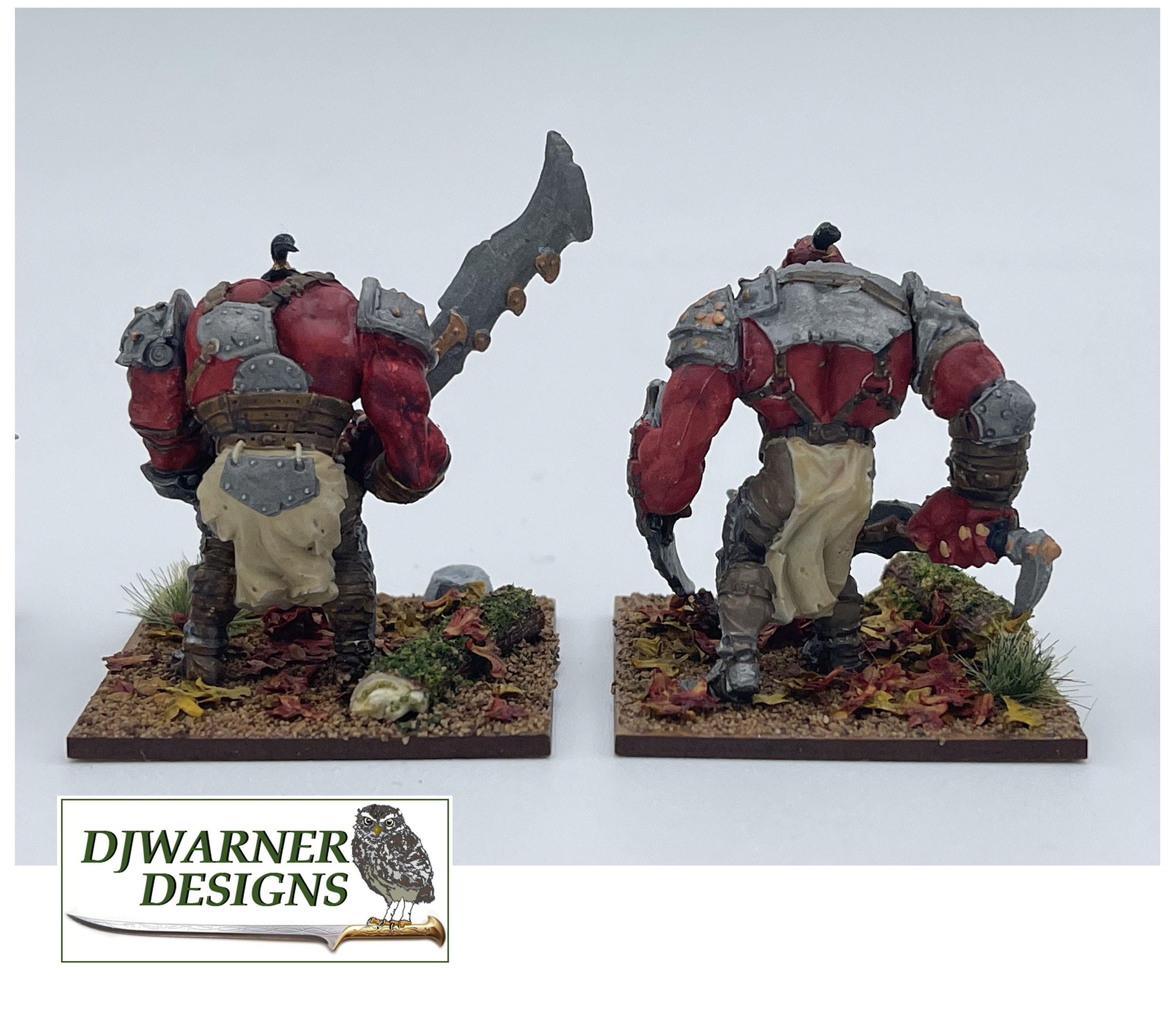 Ogre Warrior Horde Fully Painted Six Miniatures Set D&D - Etsy