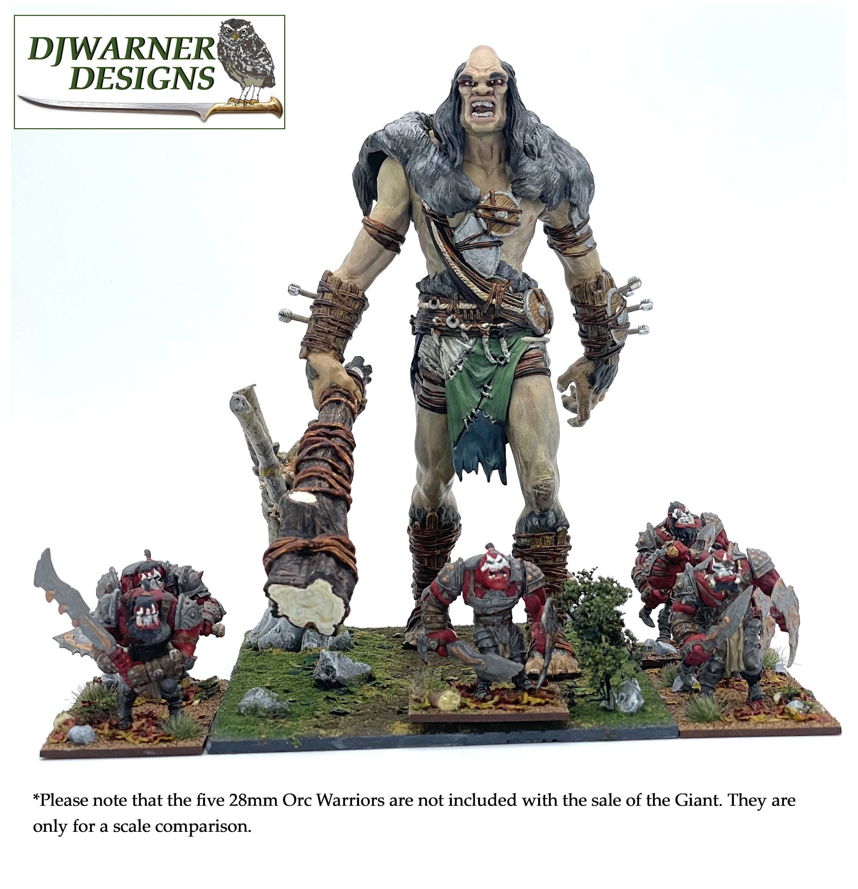 OGRE GIANT Fully Painted D&D fantasy Role Playing Miniature by Mantic ...