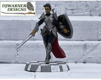 Elven Knight Miniature - Etsy