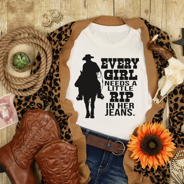 Every Woman Needs A Little Rip In Her Jeans Etsy