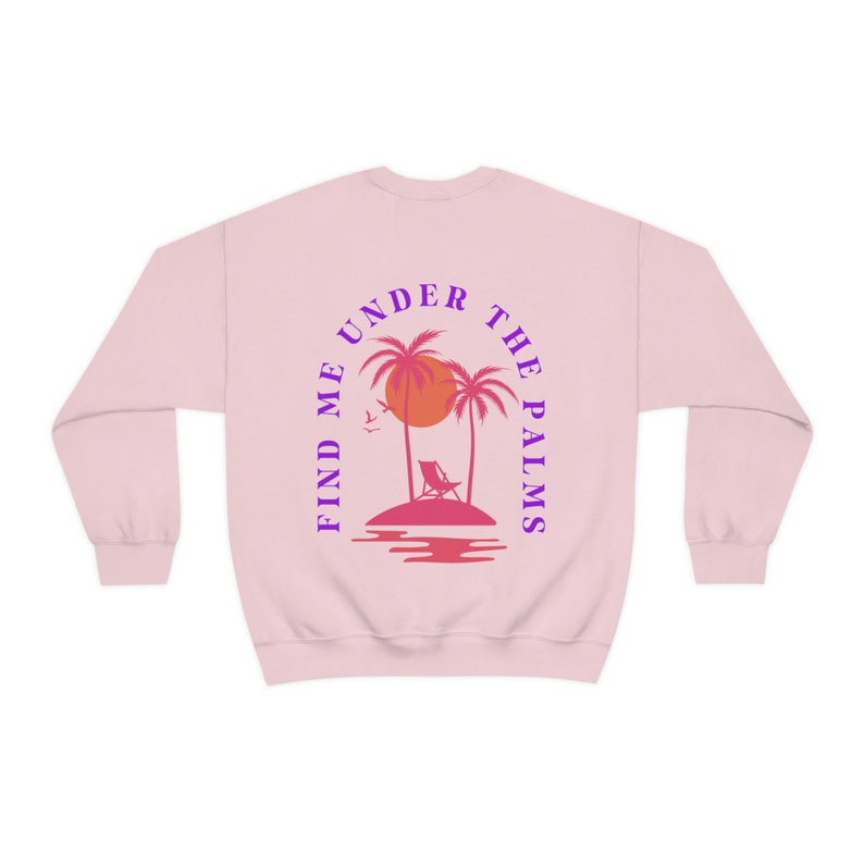 Retro Beachy Surf Sweatshirt VSCO Girl Oversized Preppy Crewneck Trendy ...