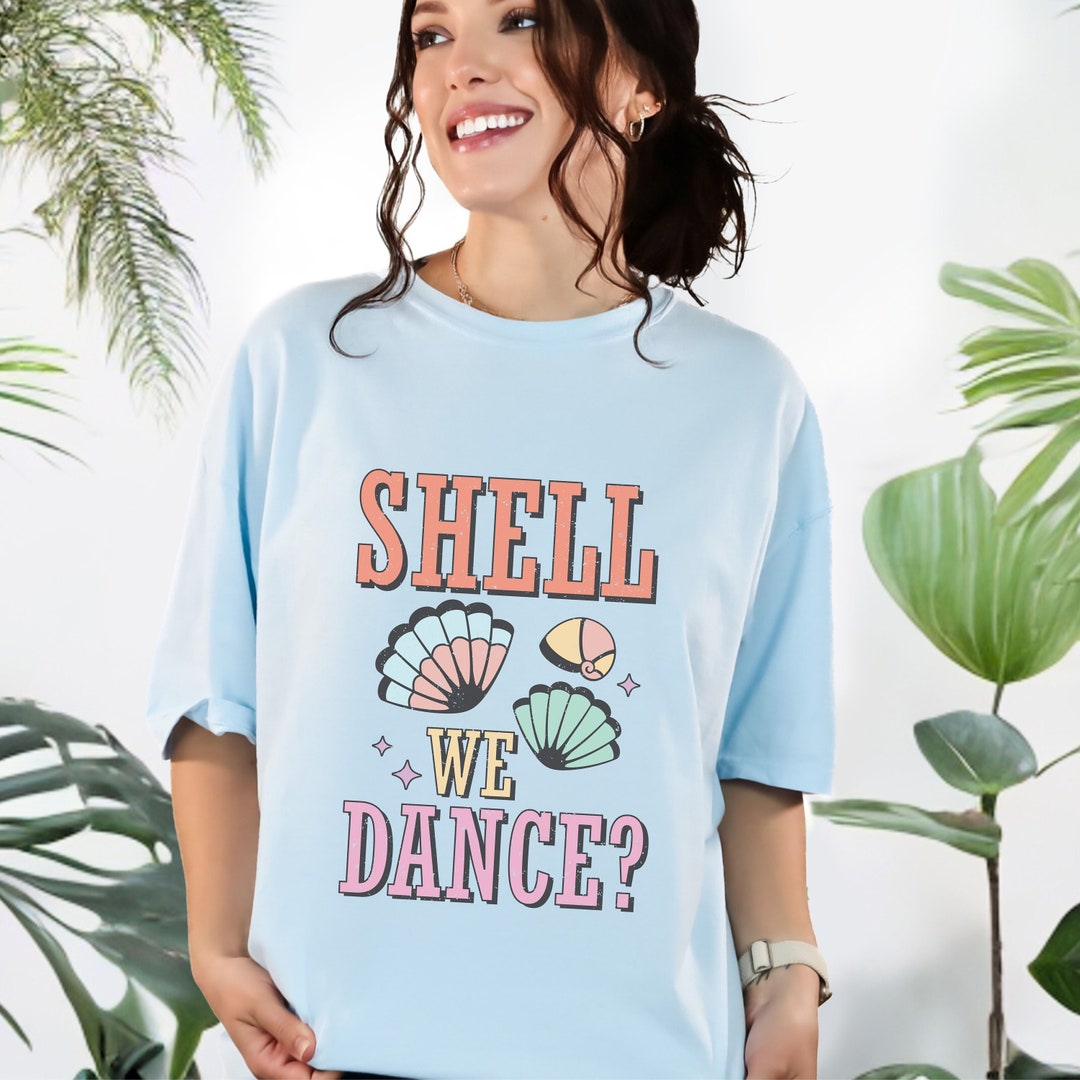 Comfort Colors Retro Shell We Dance Sea Shells Tshirt Vintage Seashells ...