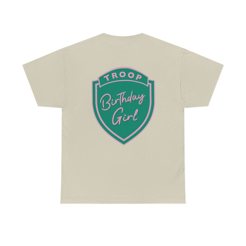 Troop Birthday Girl on Back Tshirt Troop Beverly Hills Movie California ...