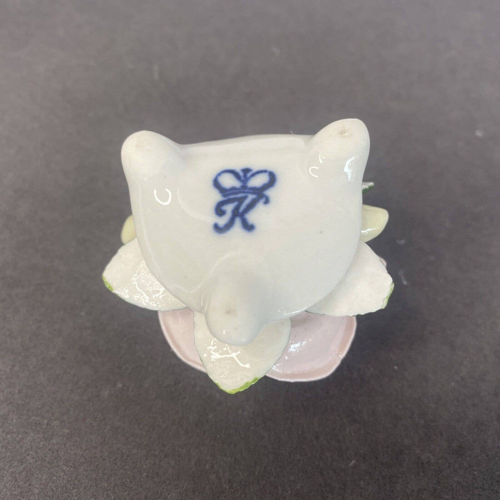 KSK Handarbeit Mini Pink Figural Rose Porcelain Vintage - Etsy