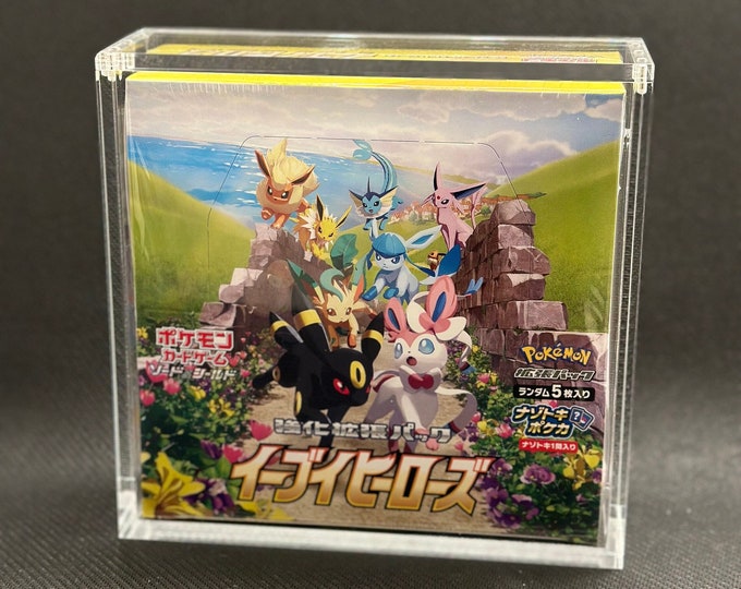 Pokemon Japanese Booster Box Large/regular Acrylic Display Case ...