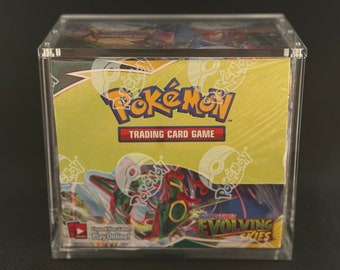 Pokemon English Booster Box Large Plastic Protector Display Case 5 Pack ...