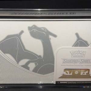 Pokemon Charizard UPC Acrylic Display Case Magentic Lid NEW - Etsy