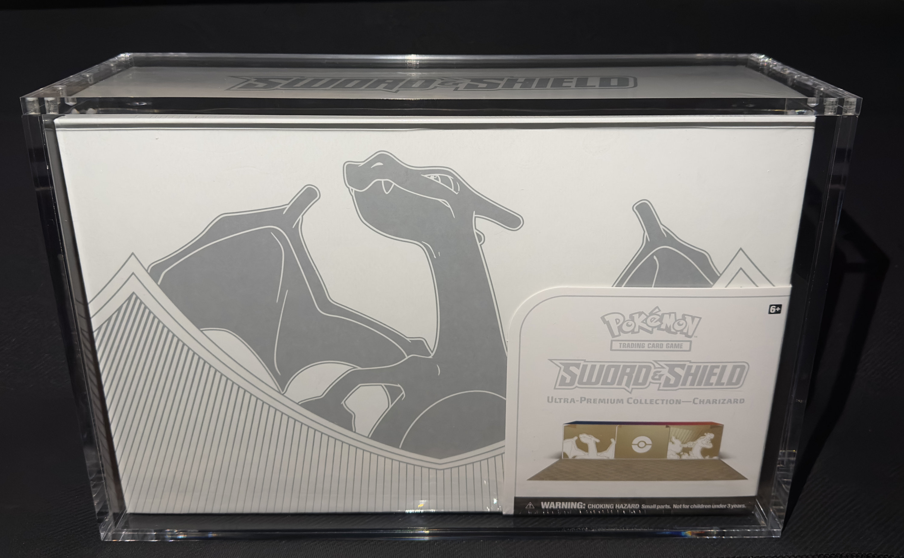 Pokemon Charizard UPC Acrylic Display Case Magentic Lid NEW - Etsy