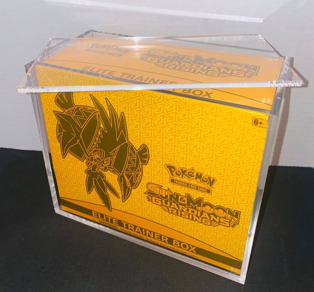 Pokemon ETB Acrylic Display Case Elite Trainer Box CASE ONLY - Etsy