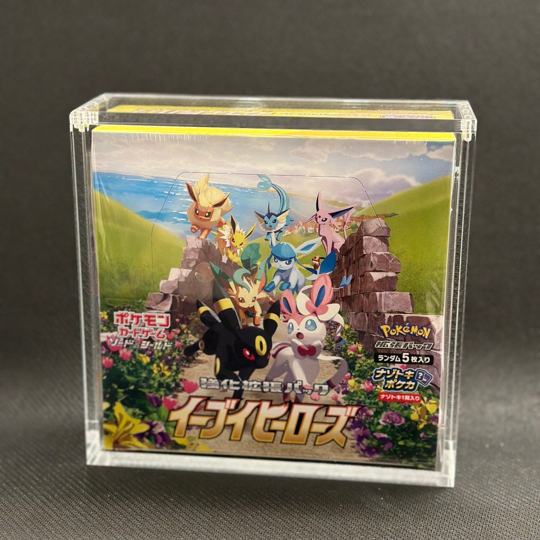 Pokemon Japanese Booster Box Large/regular Acrylic Display Case ...