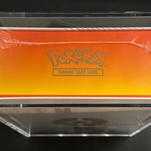 Pokemon Charizard UPC Acrylic Display Case Magentic Lid NEW - Etsy
