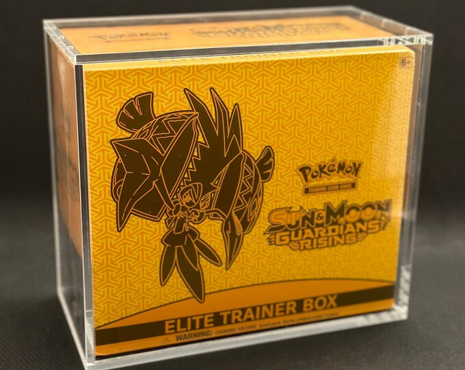 Pokemon ETB Acrylic Display Case Elite Trainer Box *CASE ONLY* - Etsy