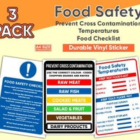 Printable Refrigerator Safety Guide - Etsy