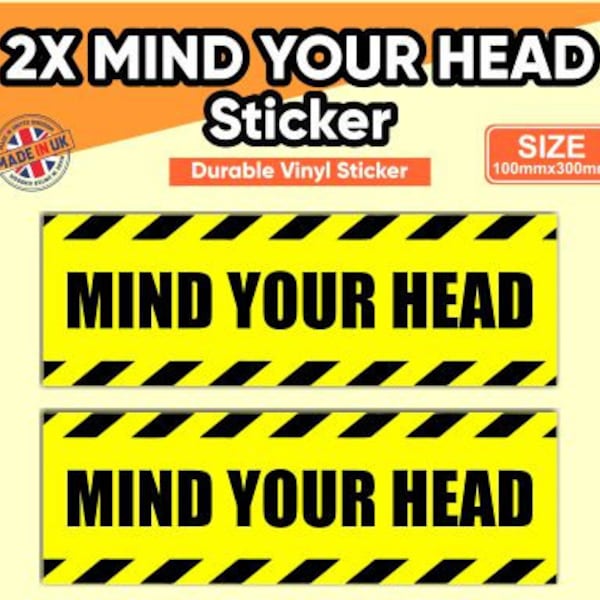 Buy Mind Your Head Sign Online In India - Etsy India