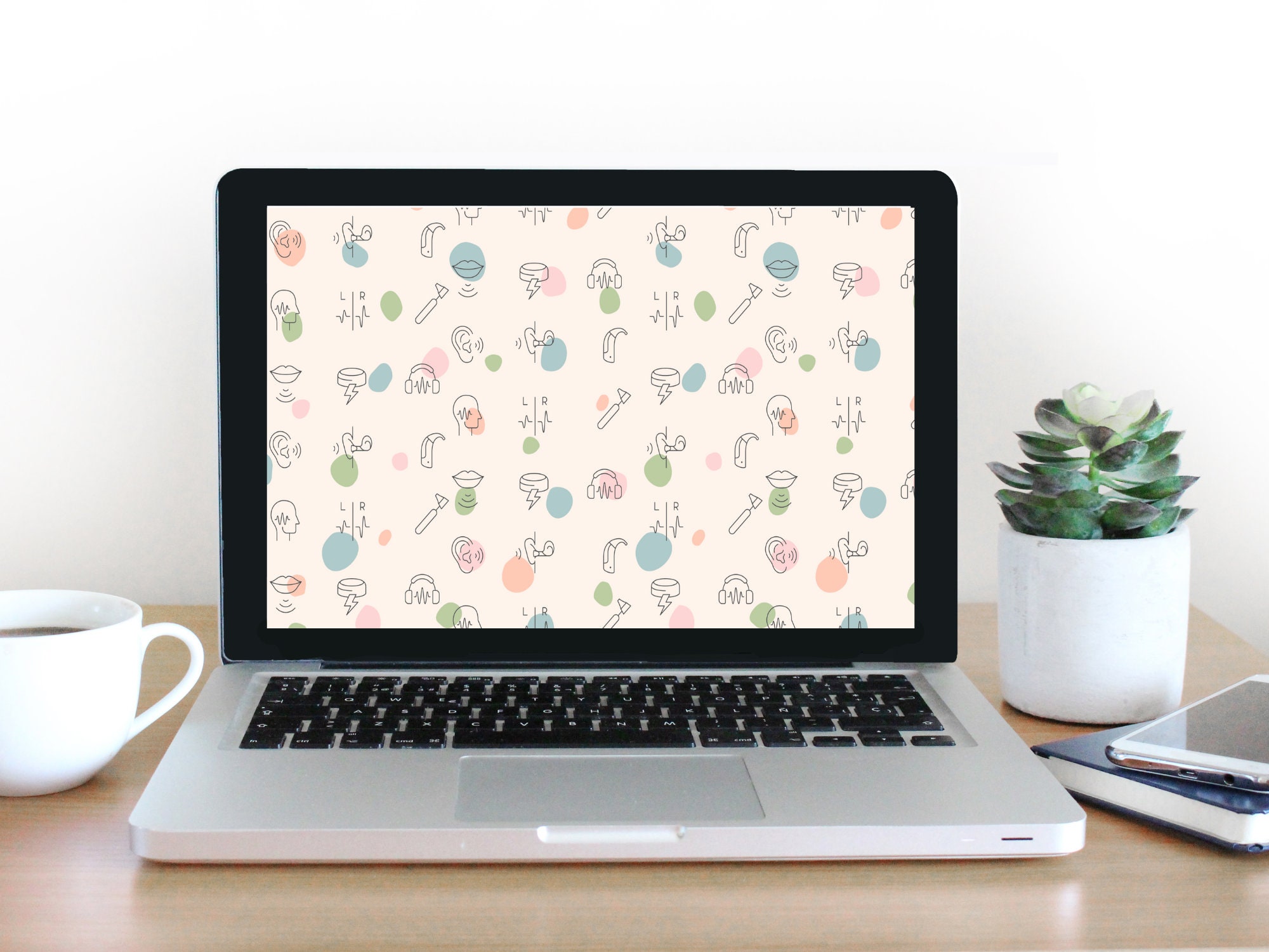 Audiology Desktop Background Office Decor Hearing Loss Hearing Aids ...