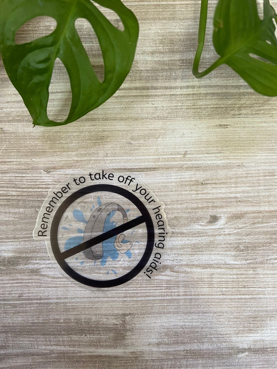 Hearing Aid Shower Reminder Sticker | Audiology | Ear Nose and Throat ...