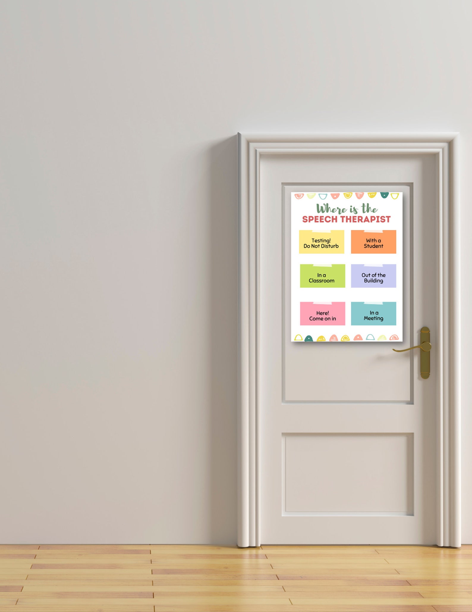 Where is the Office Door Sign Speech Pathologist - Etsy