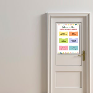 Where is the Office Door Sign | Speech Pathologist | Occupational ...