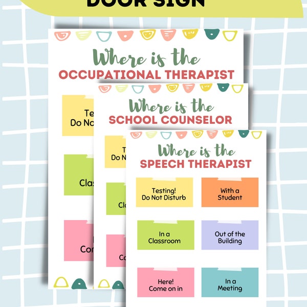 Where is the Therapist Office Sign - Etsy