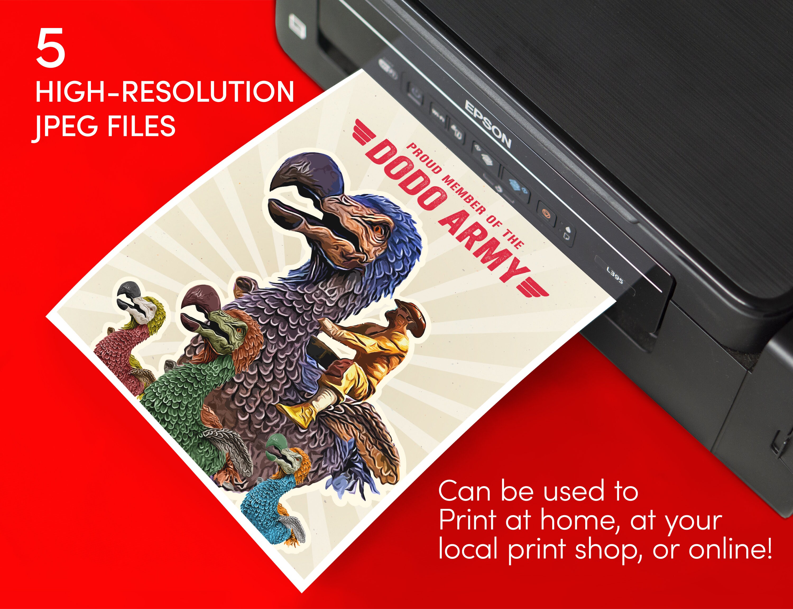 Dodo Army Poster, Ark Survival Evolved, Digital Download, Instant ...