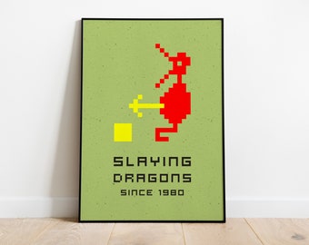 Atari 2600 Adventure Poster - Etsy