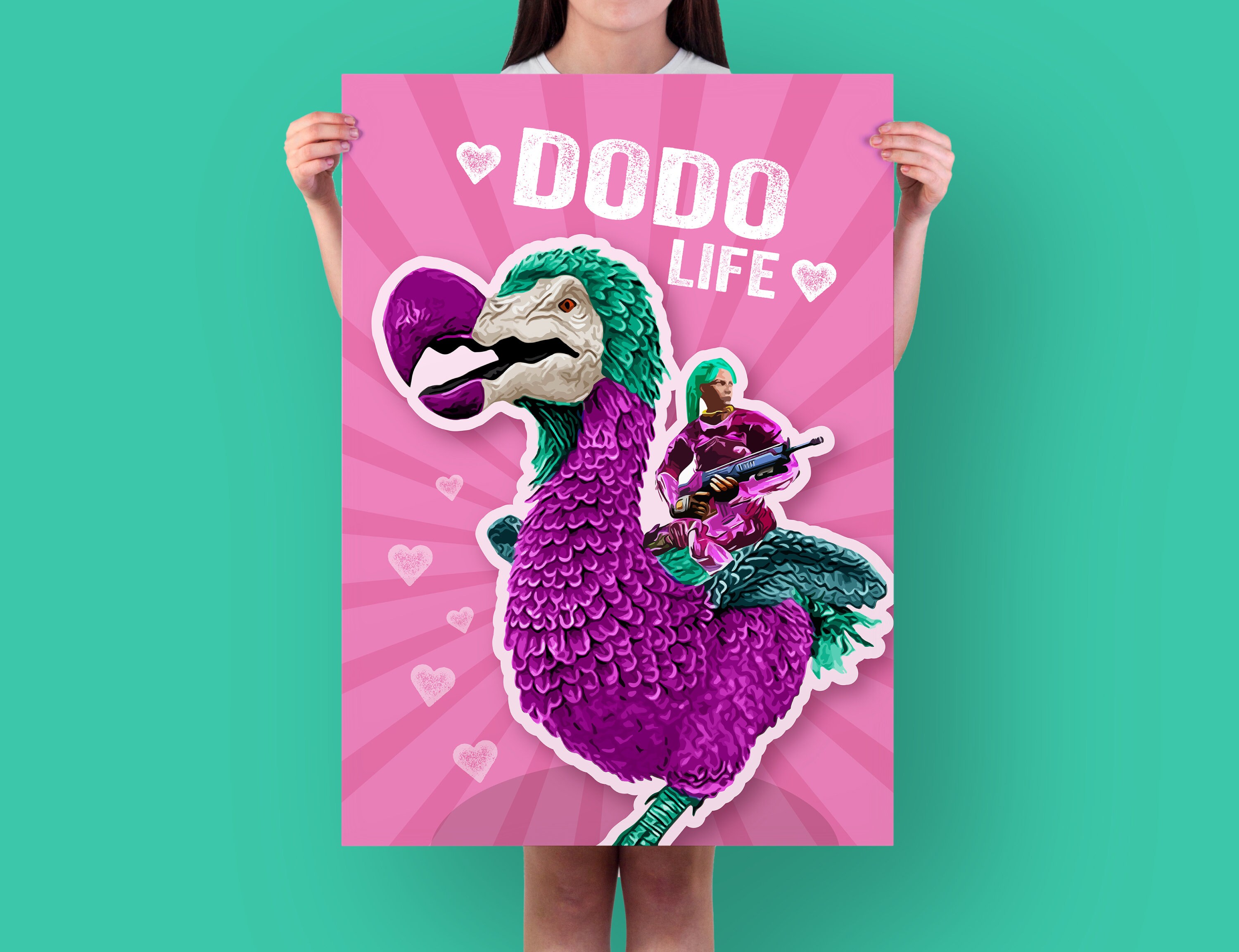 Dodo Life Poster, Ark Survival Evolved, Game Decor, Video Game Art ...