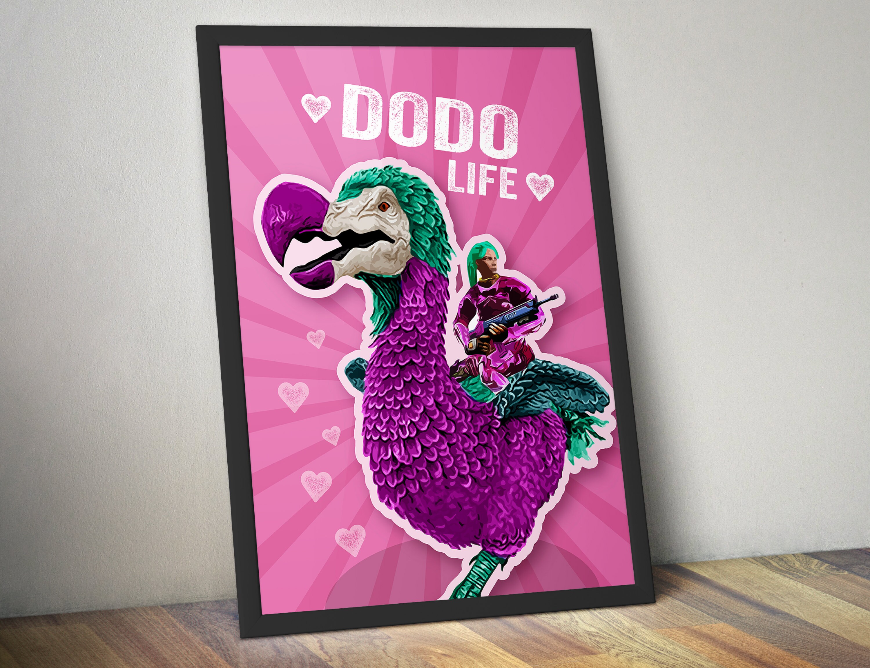 Dodo Life Poster, Ark Survival Evolved, Game Decor, Video Game Art, Dinosaur Gift, Dinosaur ...