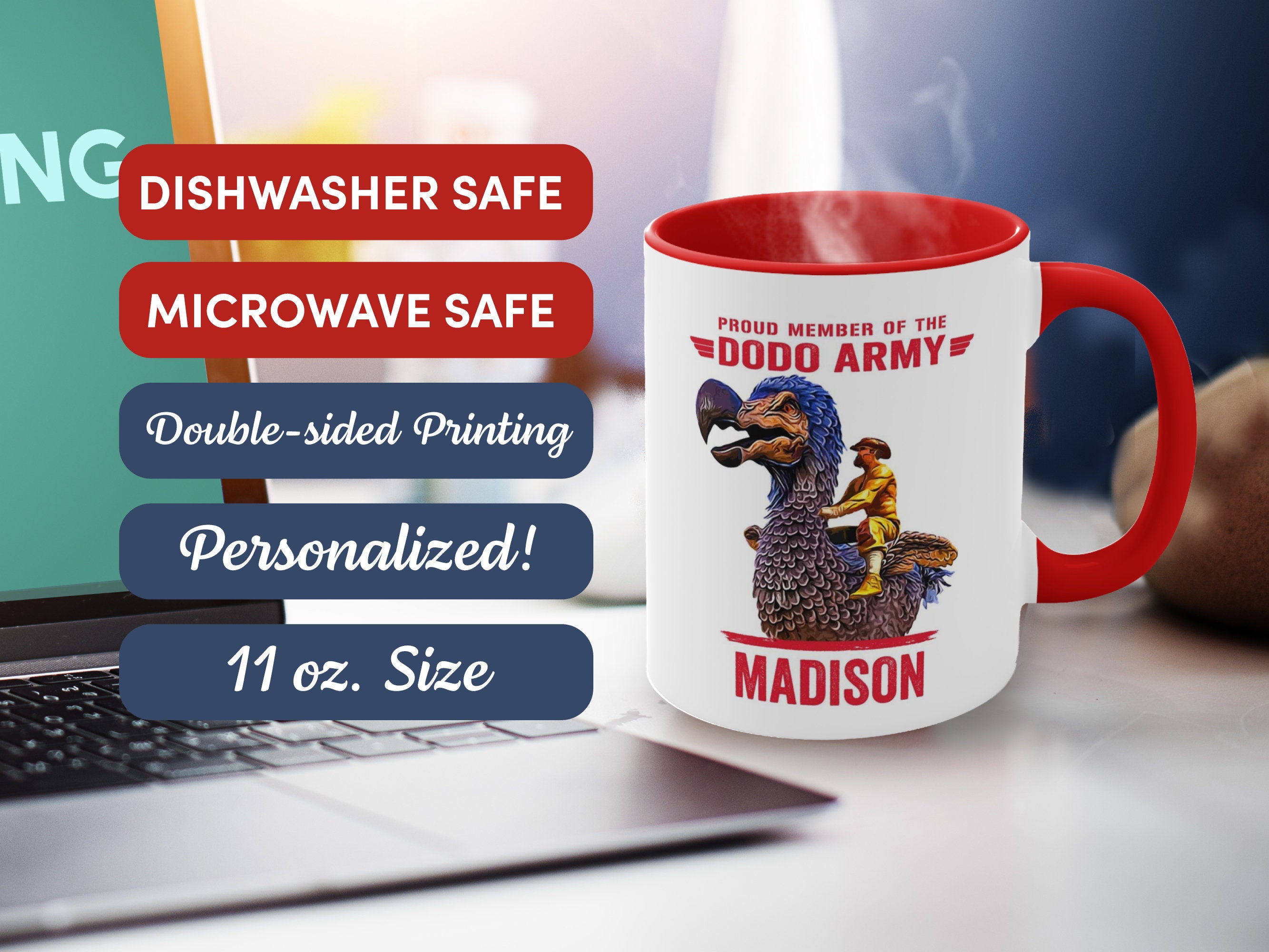 Custom Dodo Army Mug | Personalized Mug | Ark Survival Evolved | Video ...