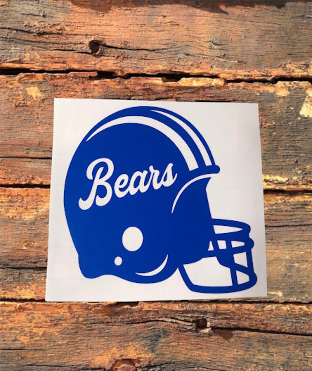 Football Helmet Decal for Car Window Bumper Sticker Tumbler - Etsy