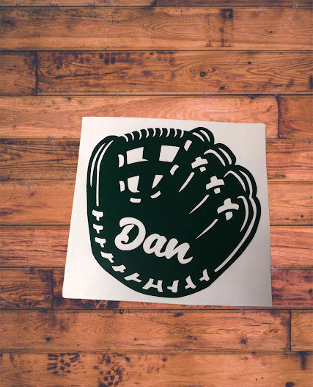 Baseball Glove Decal for Car Window, Bumper Sticker, Tumbler, Mug ...