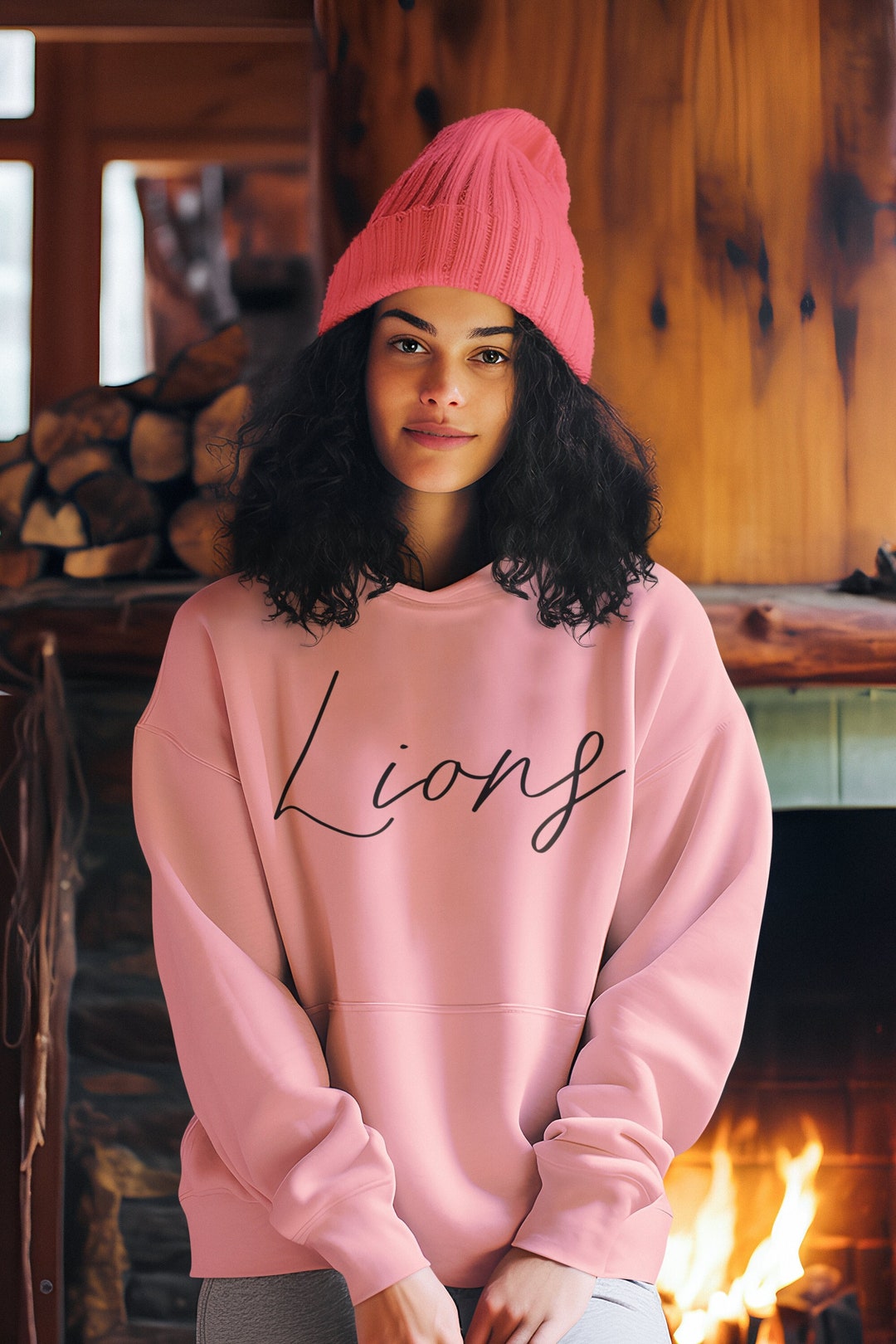 Lions Script Mascot SVG PNG Digital Download T-shirt Design - Etsy