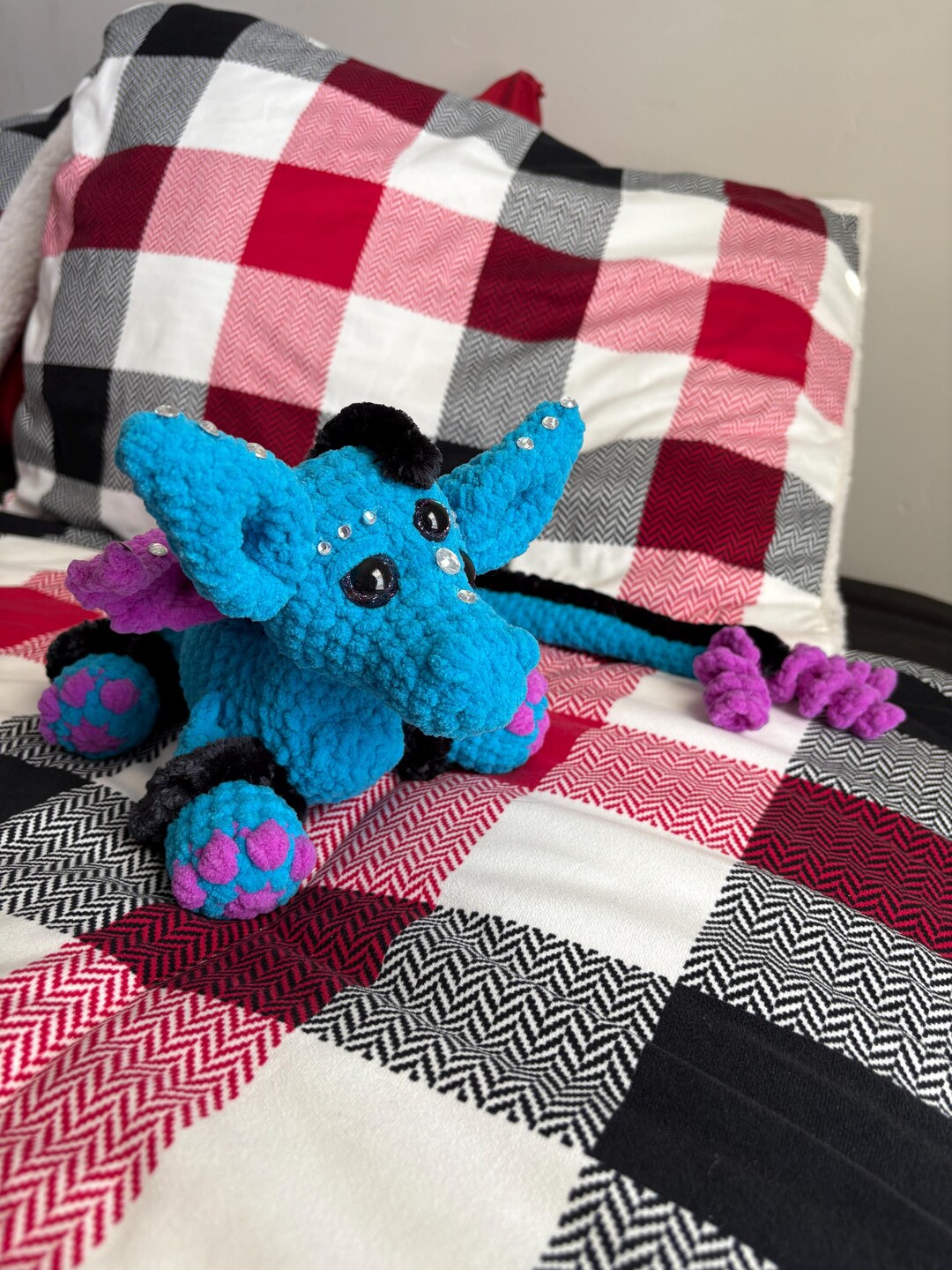 Jupiter the Celestial Guardian. Handmade Crochet Plush, Fantasy Plushie ...
