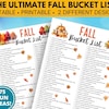 Editable Fall Bucket List | Printable Autumn Bucket List | Fall Bucket List Template | Fall ...