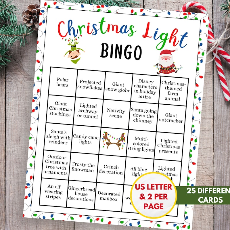 Christmas Scavenger Hunt - Etsy