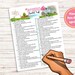 Editable Spring Bucket List With FREE Seasonal Calendars Printable ...