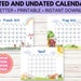 Editable Spring Bucket List With FREE Seasonal Calendars Printable ...