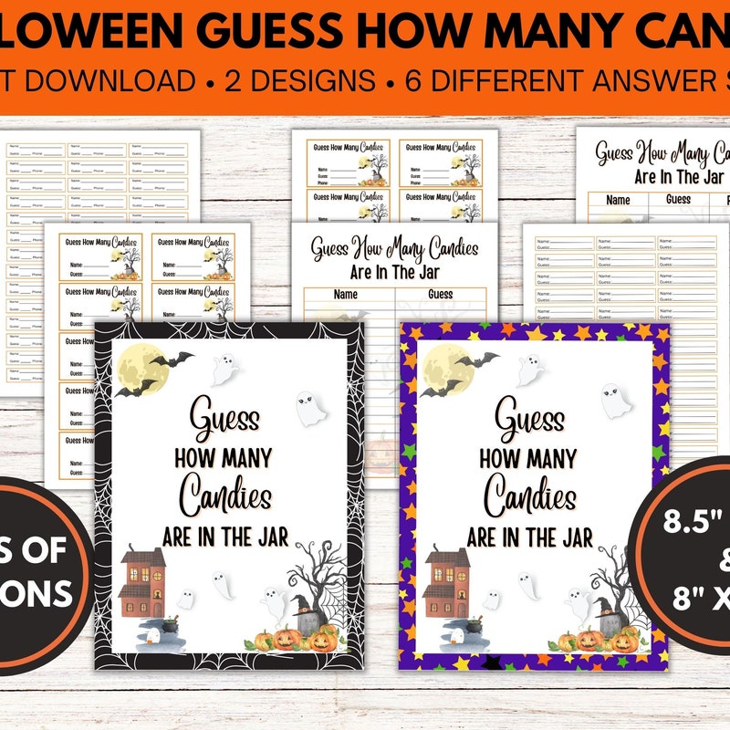 Candy Guess Game - Etsy