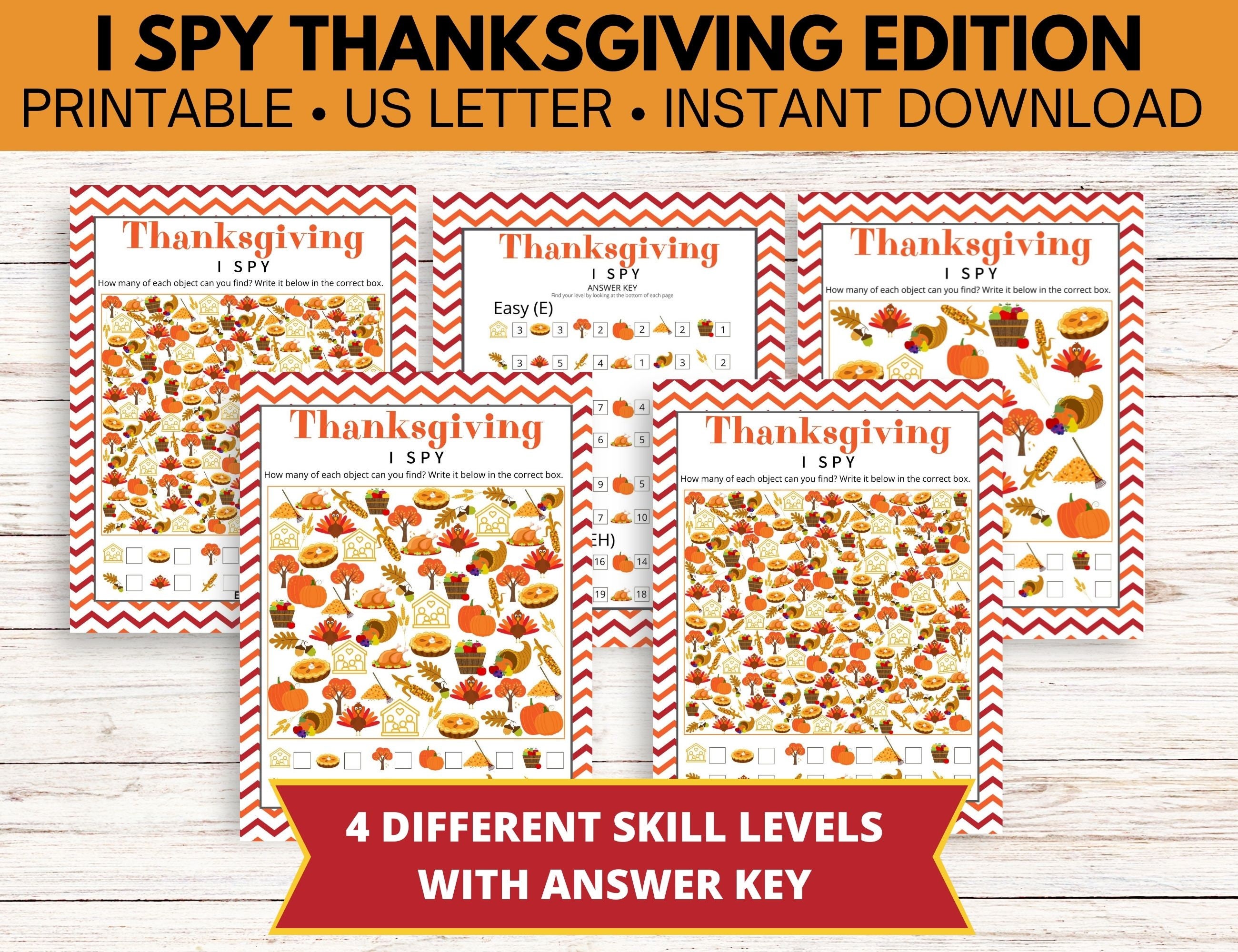 Thanksgiving I Spy Kids Thanksgiving Game Thanksgiving Counting ...