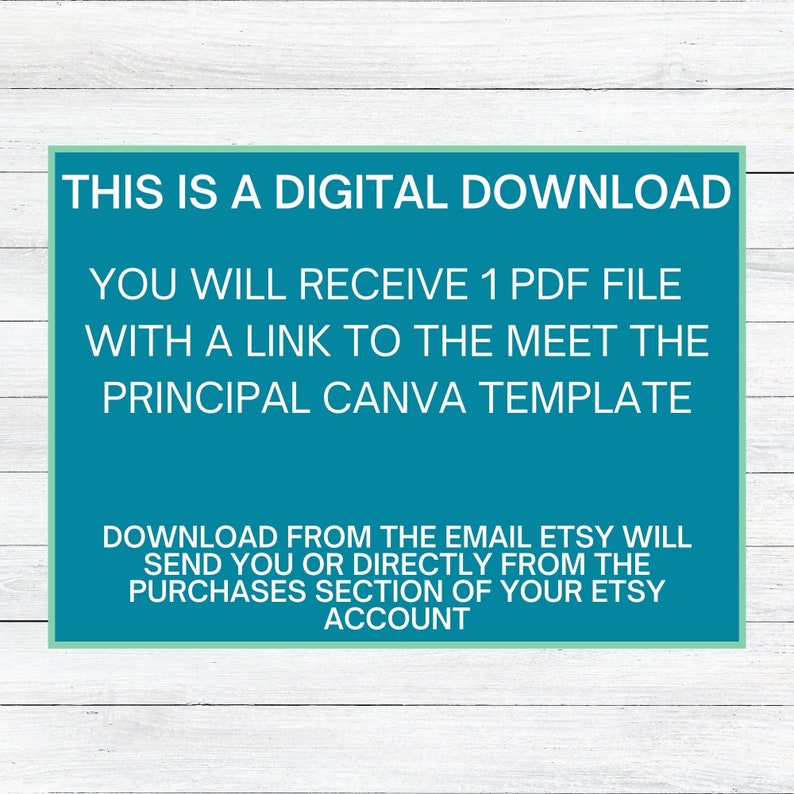 EDITABLE Meet the Principal Template Rainbow Back to School - Etsy